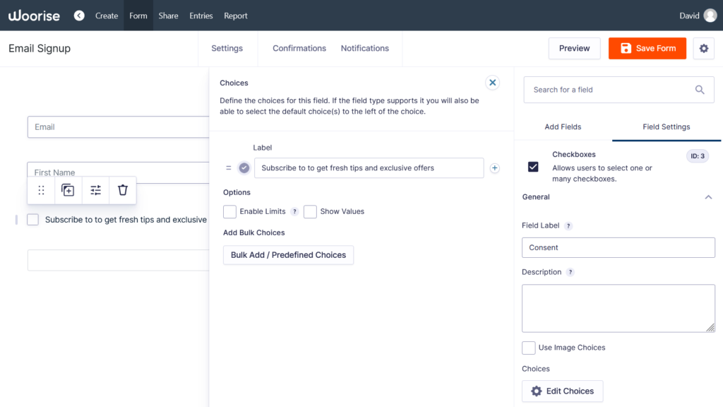 How to Add a Subscriber Opt-In Consent Checkbox – Woorise Help