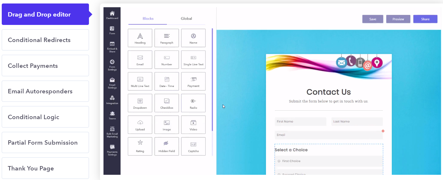 21 Best Online Form Builder Tools in 2026 (Free & Paid) – Woorise Blog