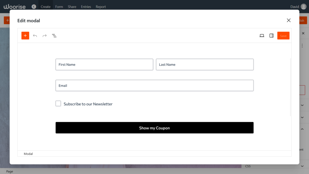 How to Add a Form in a Popup – Woorise Help