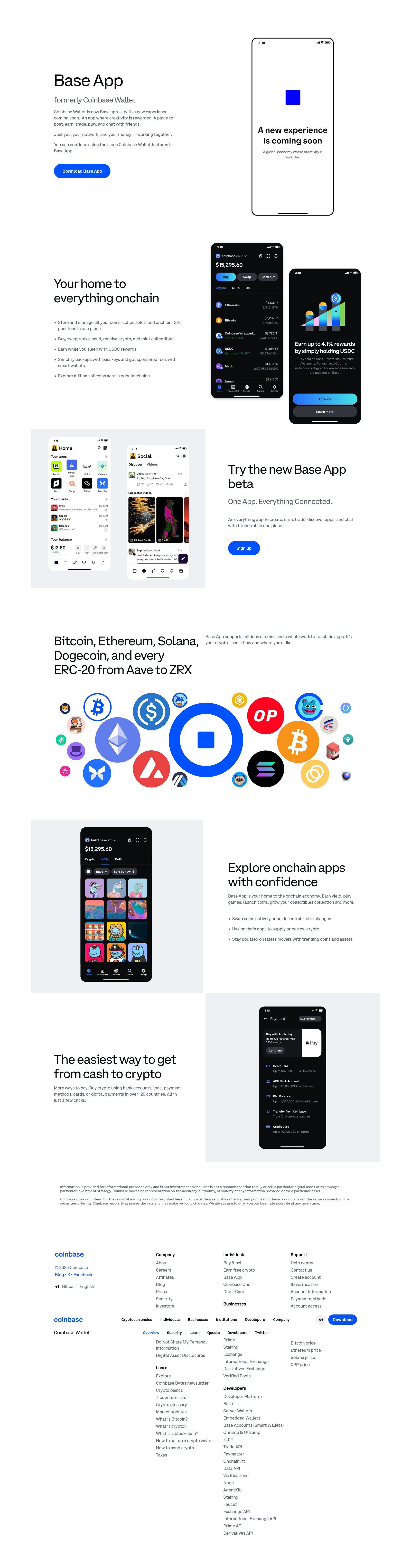 Coinbase Landing Page Example – Woorise