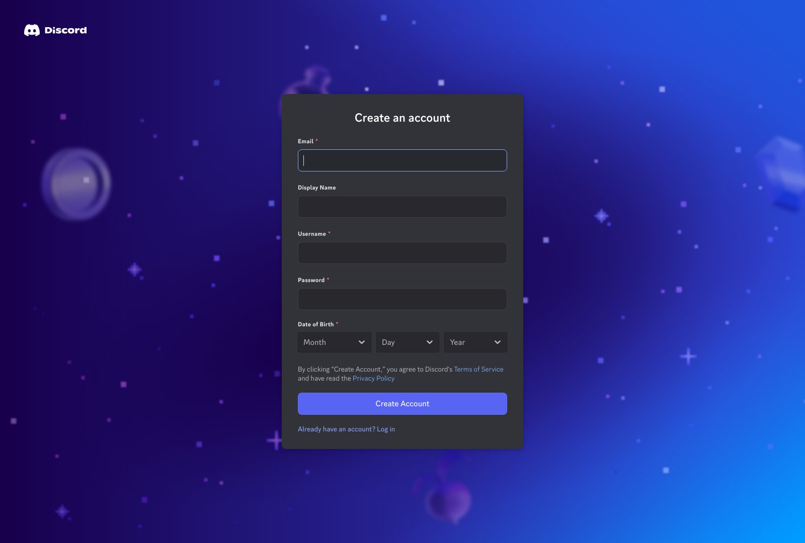 Discord Signup Landing Page Example – Woorise