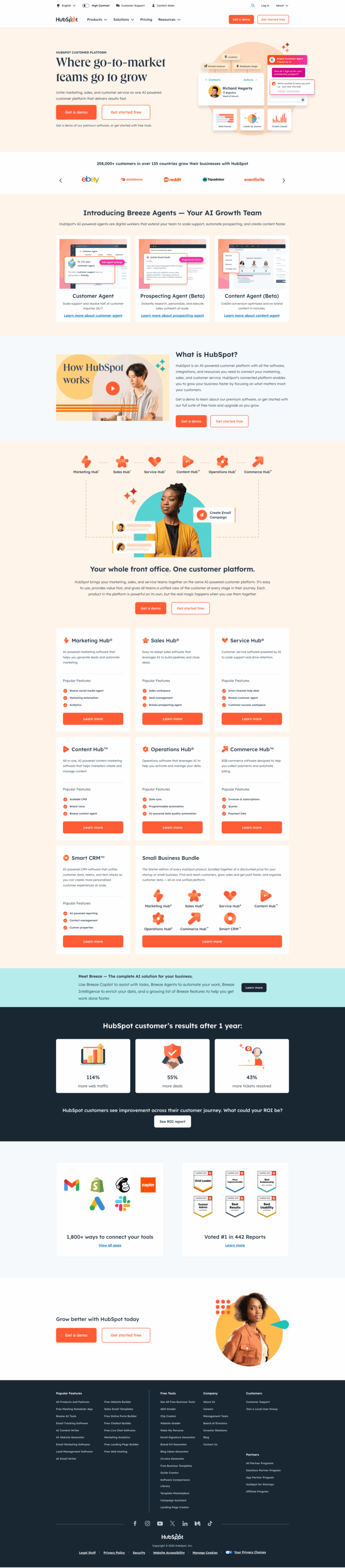 HubSpot Landing Page Example – Woorise