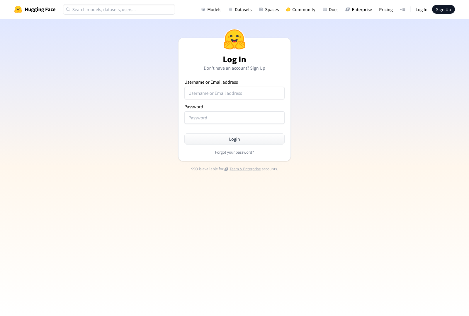 Hugging Face Landing Page Example – Woorise