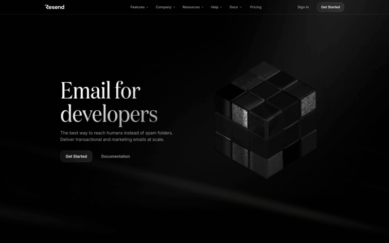 GitHub Landing Page Example – Woorise