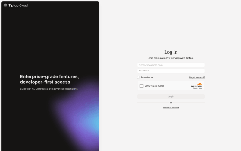 GitHub Login Landing Page Example – Woorise